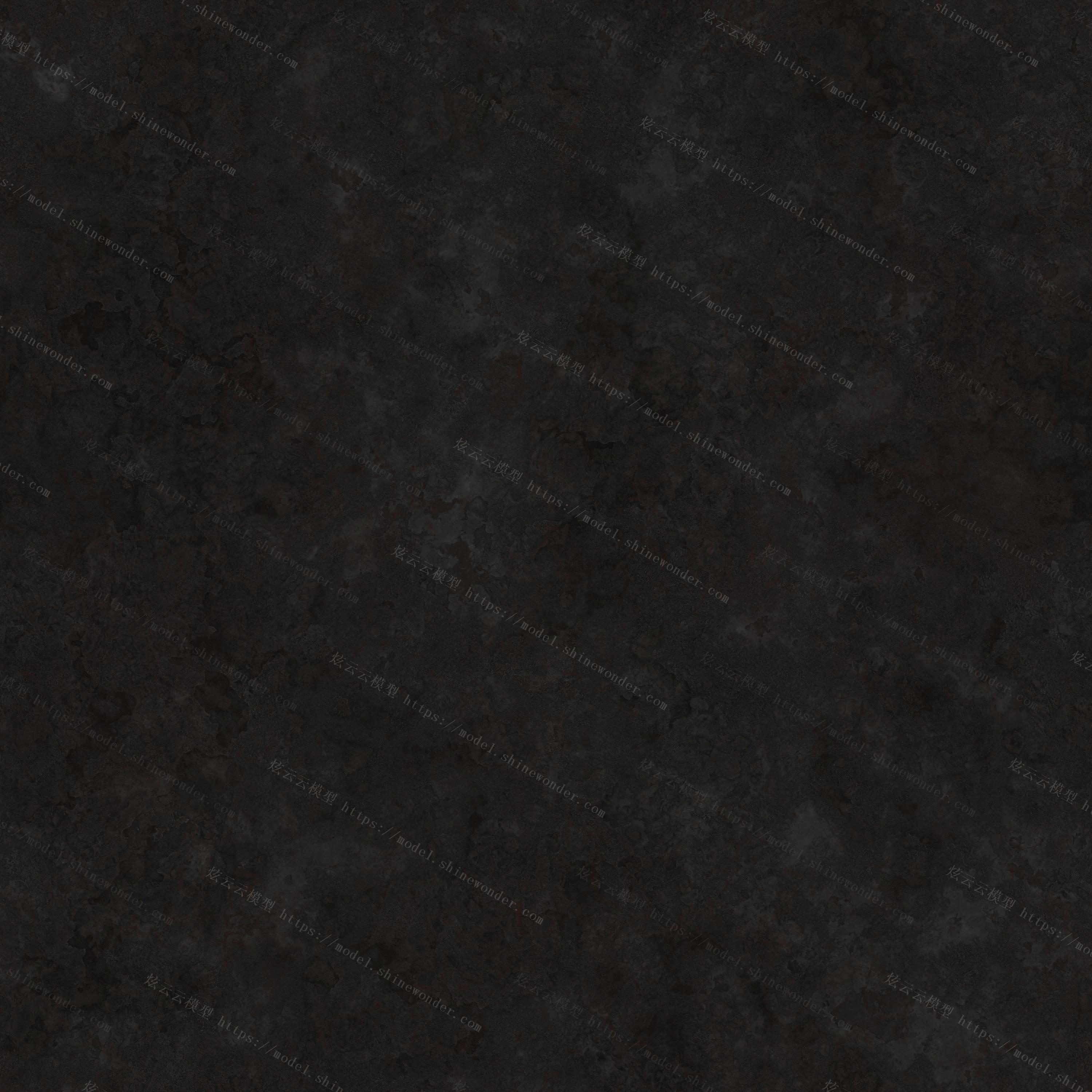 贴图-黑色粗糙金属面包-M00043826-炫云云模型网