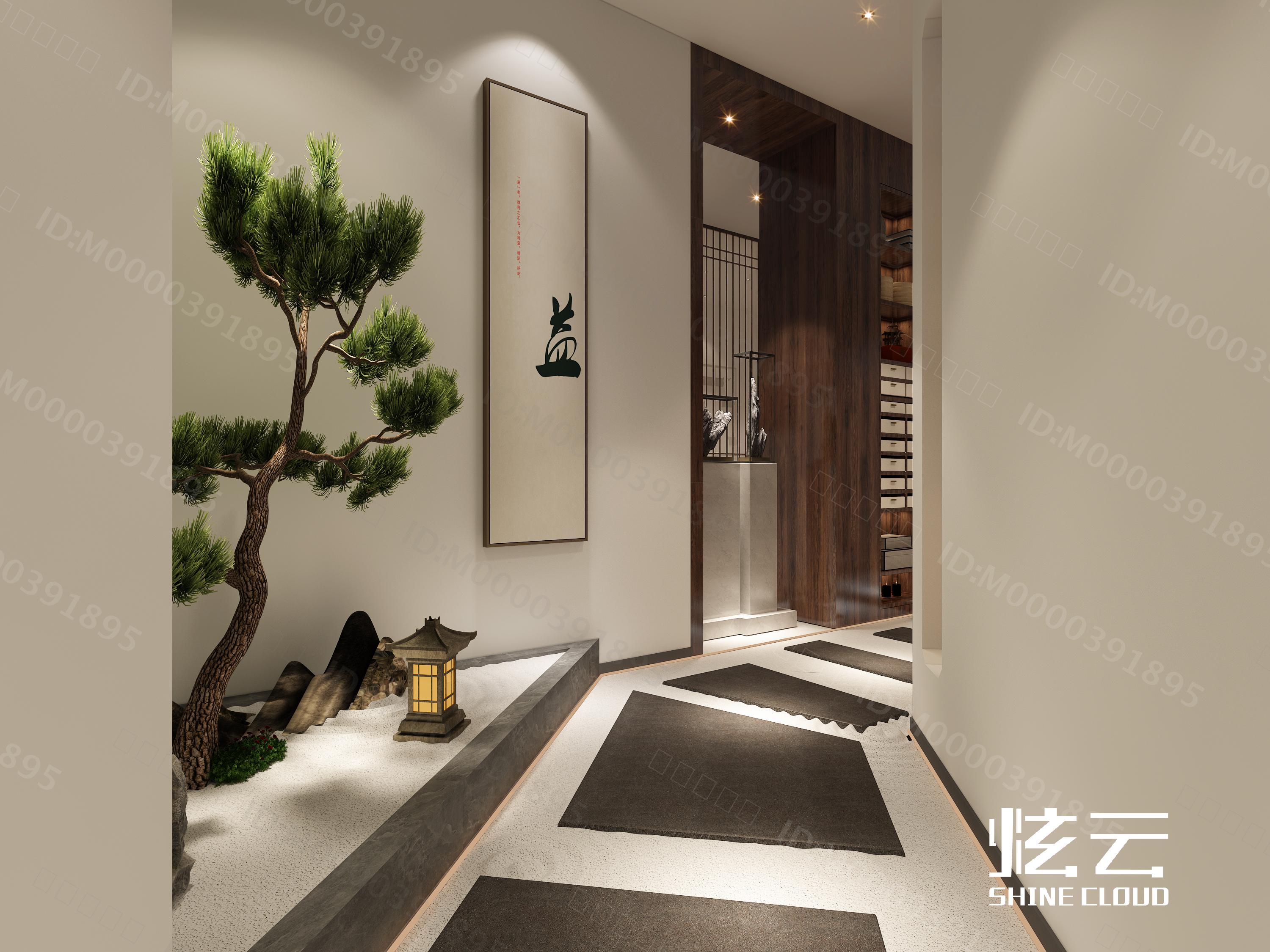 3D模型-新中式茶楼模型-M0000391895-炫云云模型网