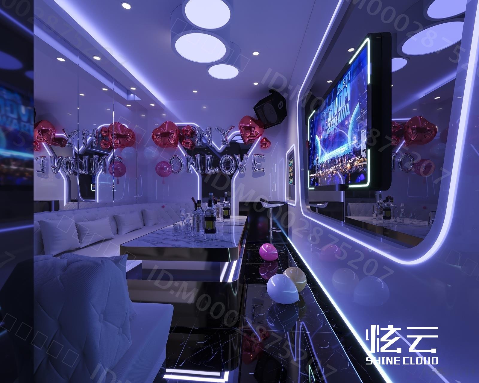 3D模型-现代KTV包间模型-M0002875207-炫云云模型网