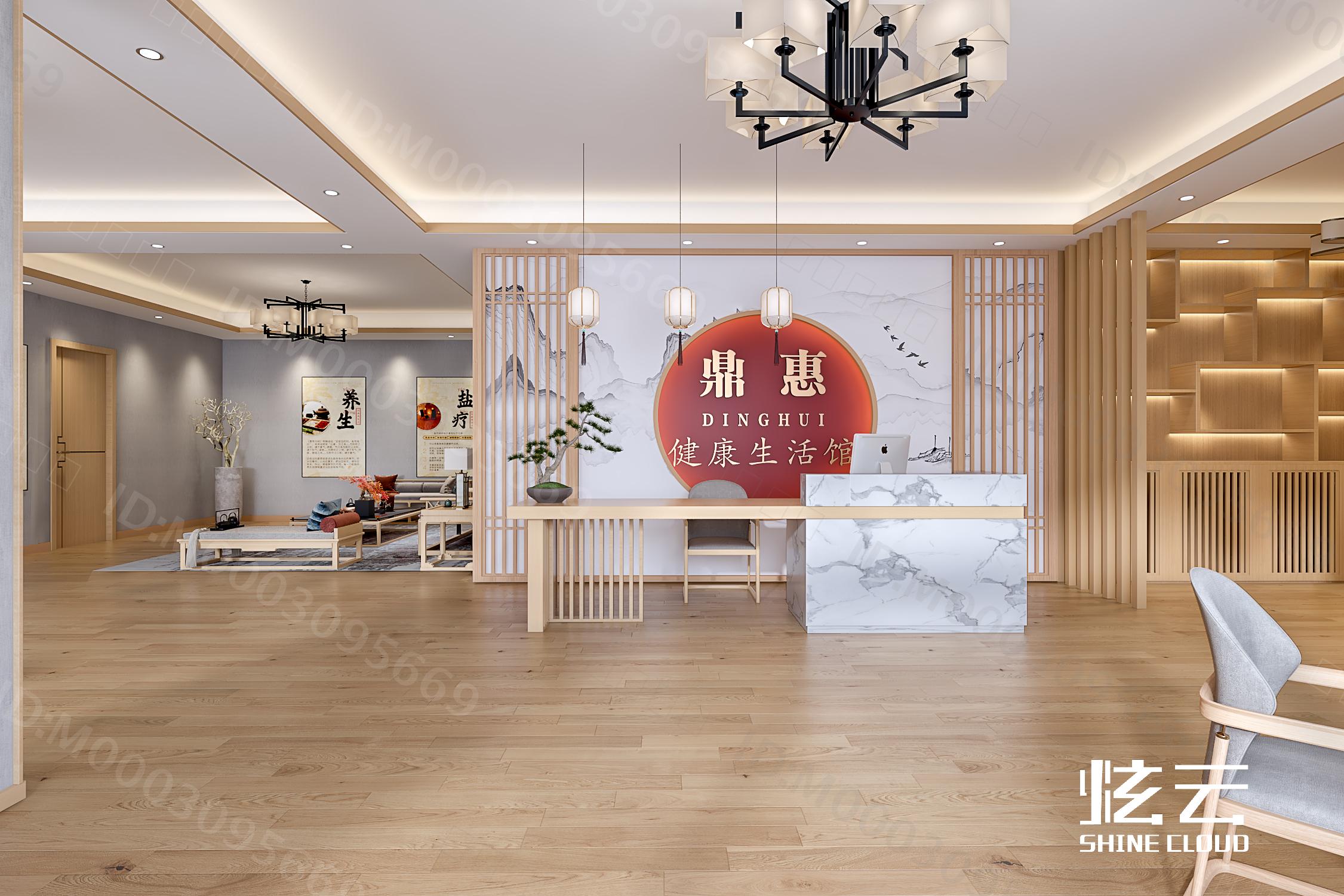 3D模型-新中式养生馆模型-M0003095669-炫云云模型网