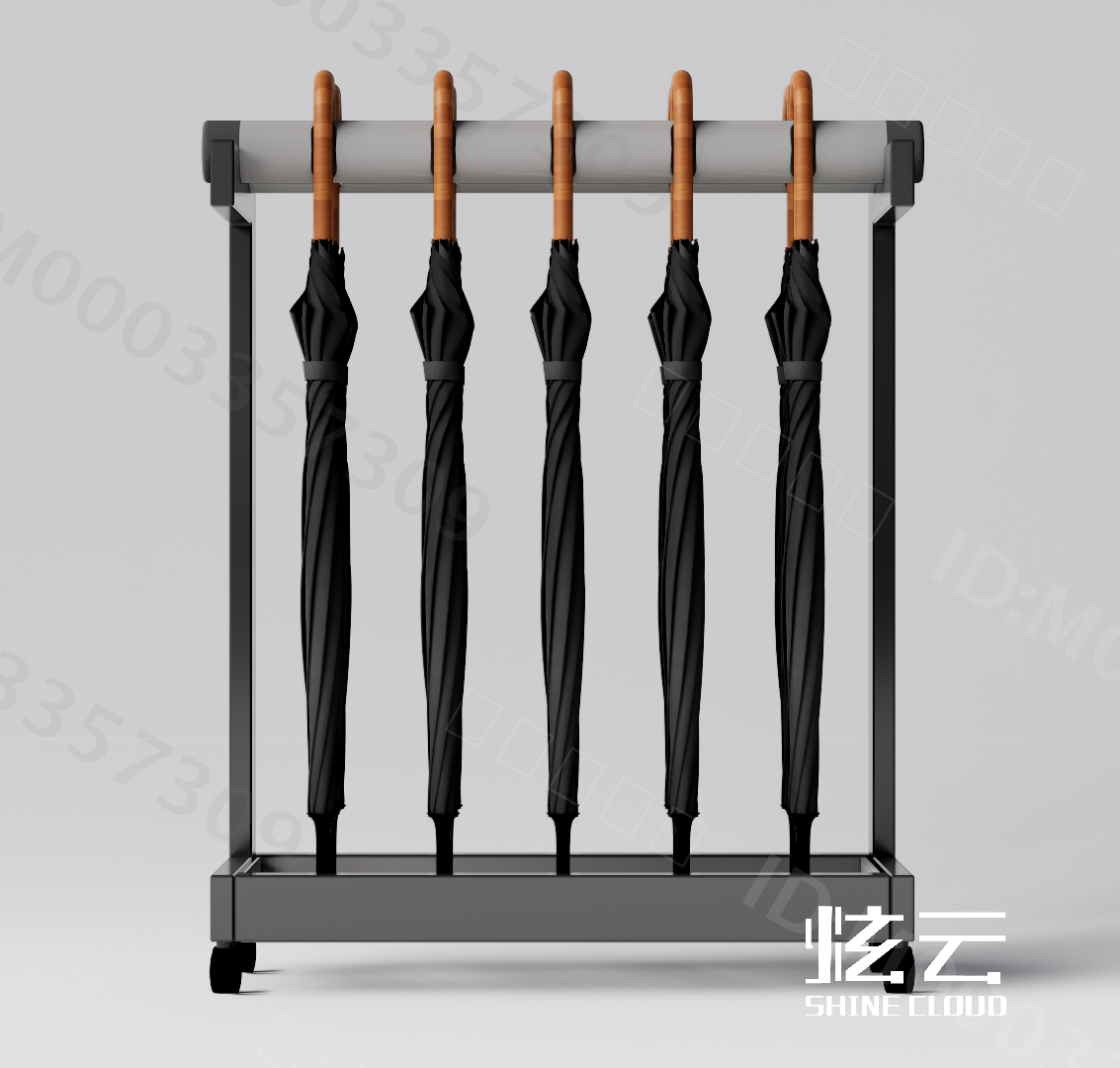 3D模型-现代雨伞架雨伞模型-M0003357309-炫云云模型网