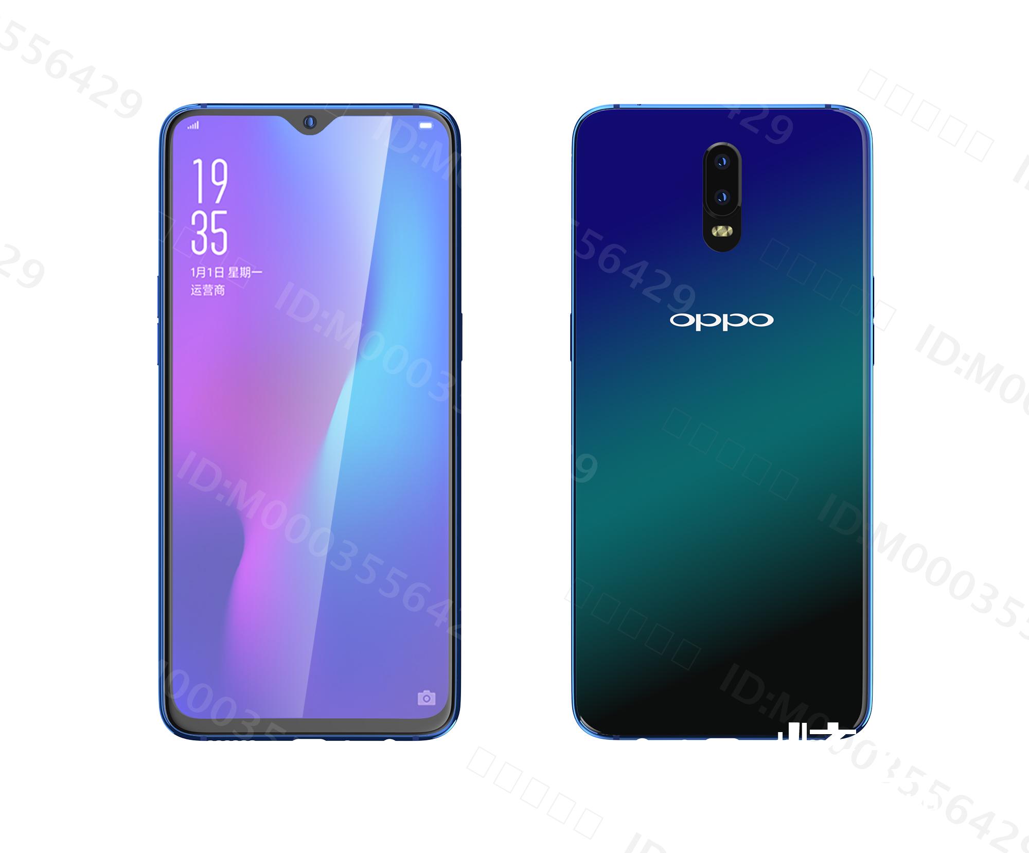 3D模型-现代oppoR17手机模型-M0003556429-炫云云模型网