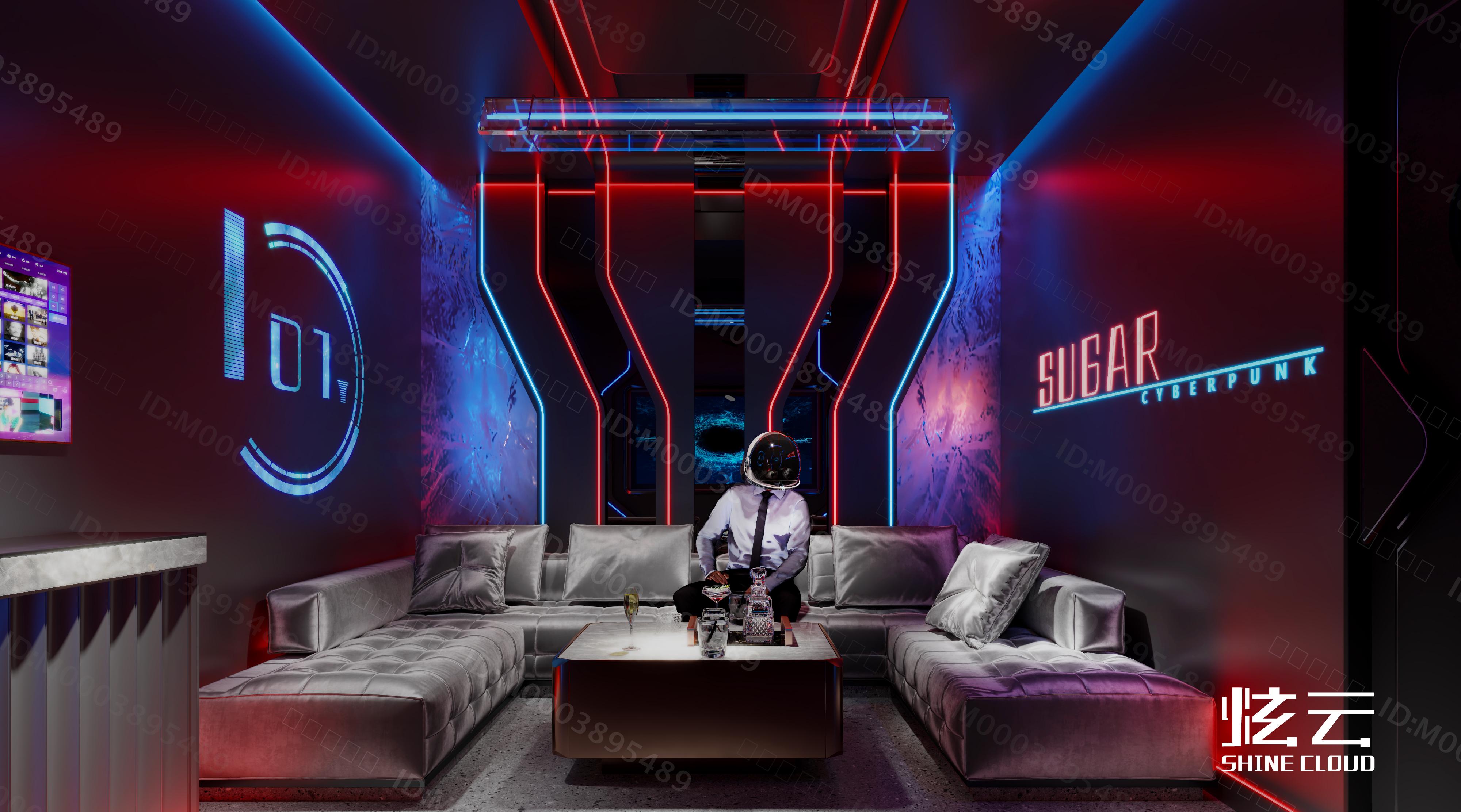 3D模型-现代ktv模型-M0003895489-炫云云模型网