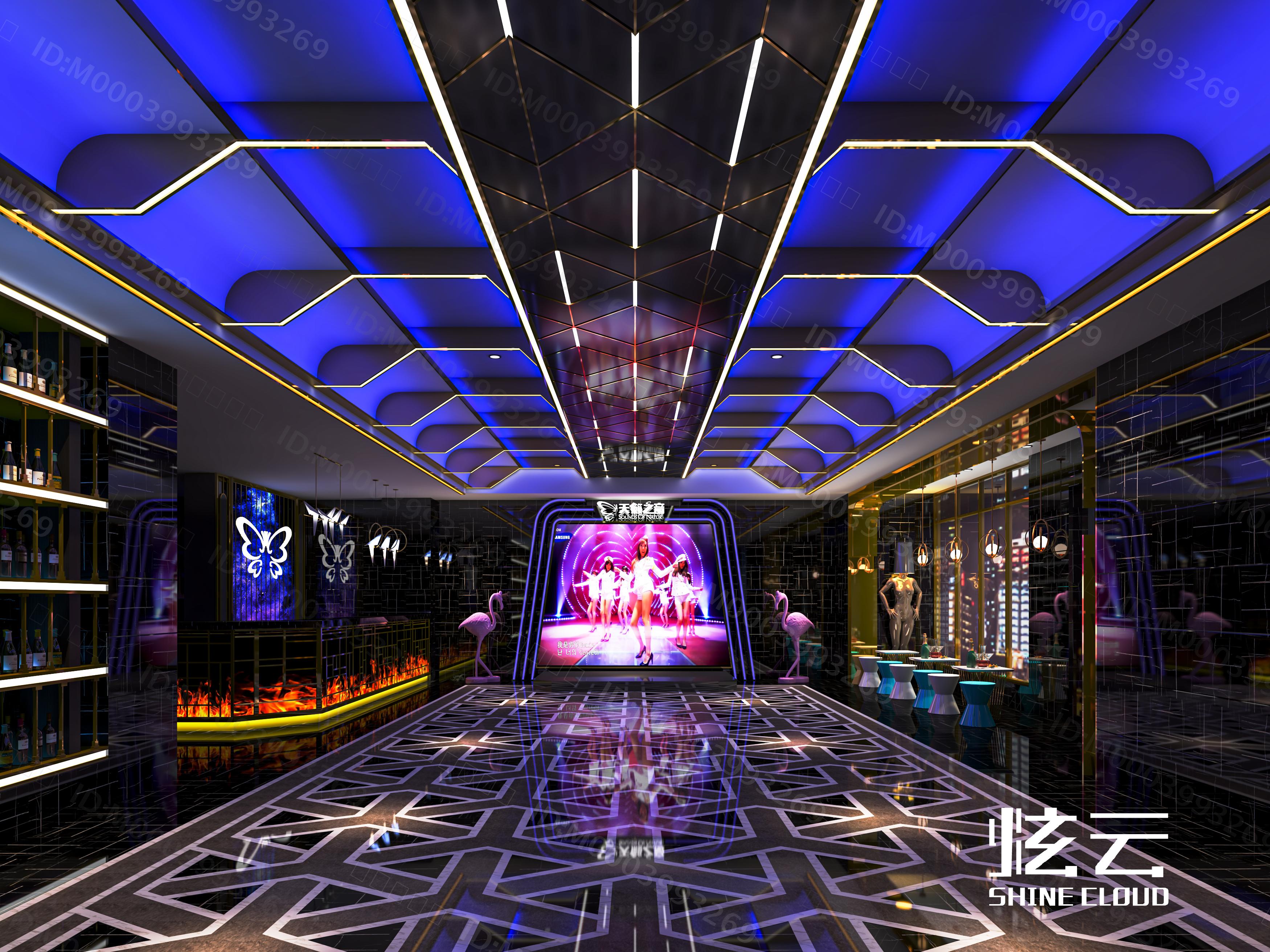 3D模型-现代KTV大厅模型-M0003993269-炫云云模型网